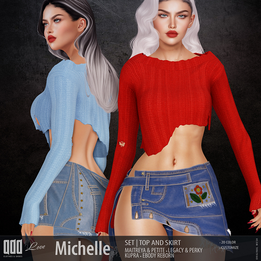Second Life Marketplace [add] Michelle Set Bigapck